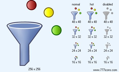 Color Filter Icon. Graphic Icon Set